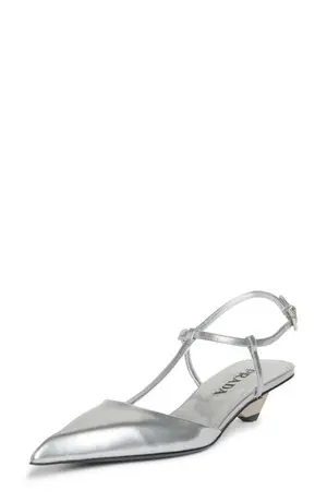 Prada Modellerie Pointed Toe Kitten Heel Pump