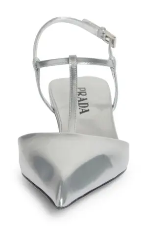 Prada Modellerie Pointed Toe Kitten Heel Pump