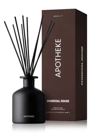 APOTHEKE Charcoal Rouge Reed Diffuser Black