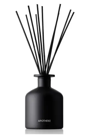 APOTHEKE Charcoal Rouge Reed Diffuser - Black