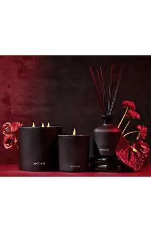 APOTHEKE Charcoal Rouge Reed Diffuser - Black