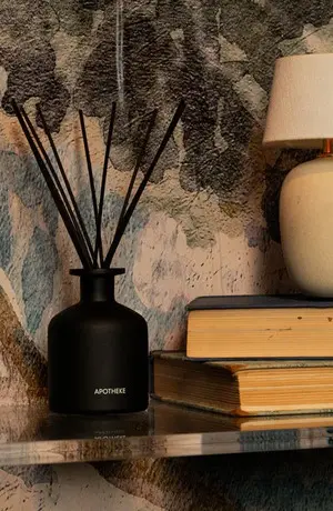 APOTHEKE Charcoal Rouge Reed Diffuser - Black