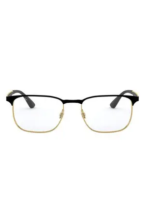 Ray-ban 54mm Optical Glasses - Gold/black