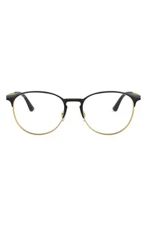 Ray-ban Phantos Optical Glasses - Gold Black