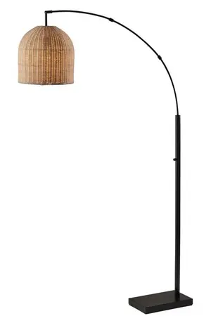 ADESSO Bahama Arc Floor Lamp - Dark Bronze
