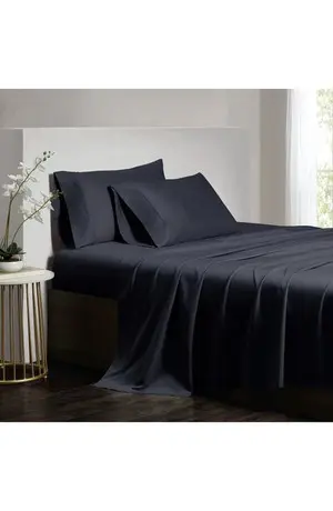 Donna Karan New York Set Of 2 Luxe Egyptian Cotton 700 Thread Count Pillowcases - Black