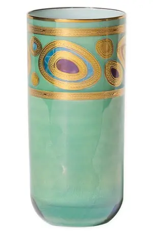 VIETRI Regalia Highball Glass - Aqua