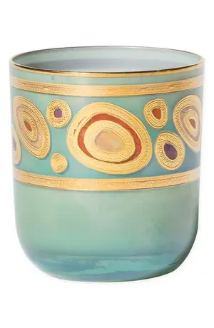 VIETRI Regalia Double Old-fashioned Glass - Aqua