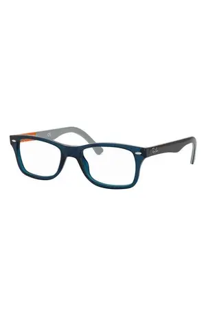 Ray-ban 53mm Square Eyeglasses - Blue