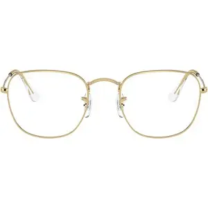 Ray-ban 51mm Round Frame Optical Glasses - Legend Gold