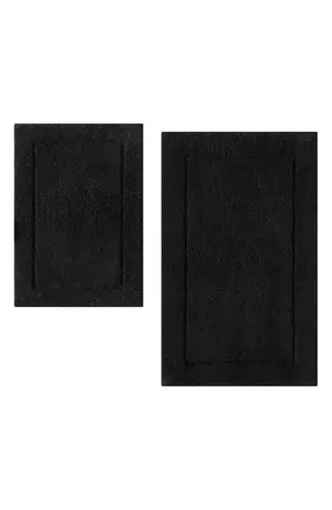 Calvin Klein Essence 2-piece Tufted Bath Mat Set - Black