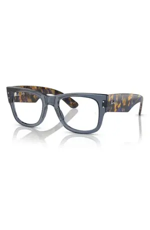 Ray-ban 51mm Mega Wayfarer - Dark Blue