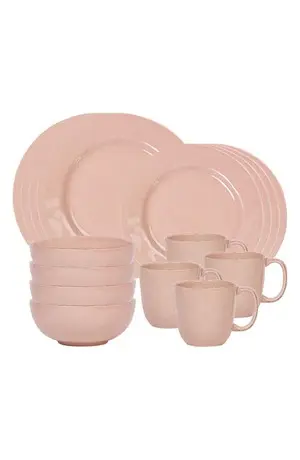 JULISKA Puro 16-piece Dinnerware Set - Blush