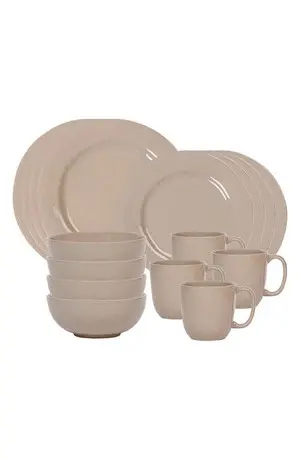 JULISKA Puro 16-piece Dinnerware Set - Taupe