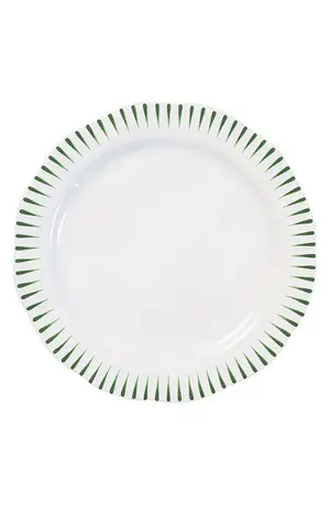 JULISKA Sitio Stripe Dinner Plate - Basil