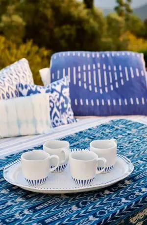 JULISKA Sitio Stripe Mug - Delft Blue