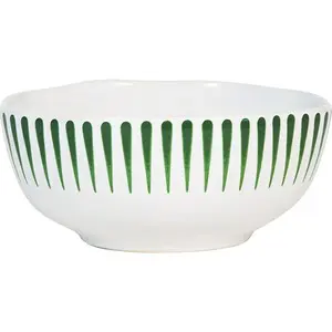JULISKA Sitio Stripe Cereal Bowl - Basil