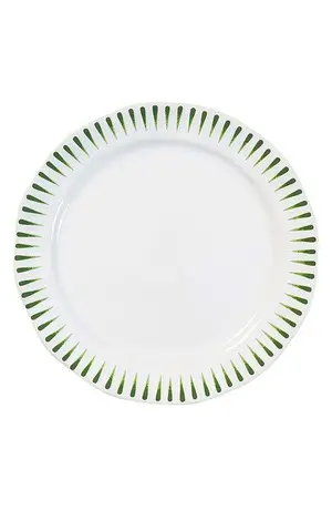 JULISKA Sitio Stripe Salad Plate - Basil