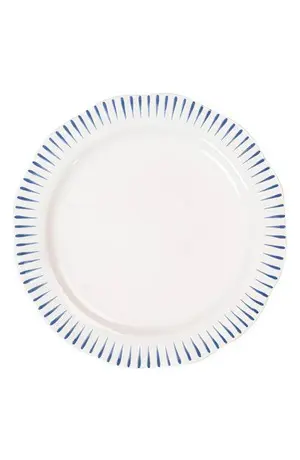 JULISKA Sitio Stripe Salad Plate - Delft Blue