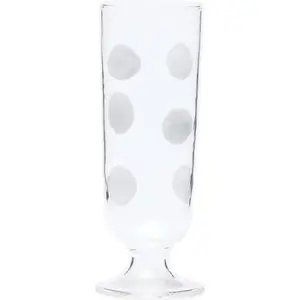 VIETRI Drop Champagne Glass - White