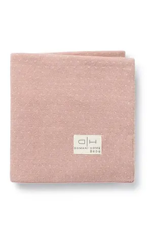 DOMANI HOME Dotty Blanket - Blush
