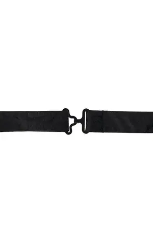 Trafalgar Banbury Paisley Silk Bow Tie - Black