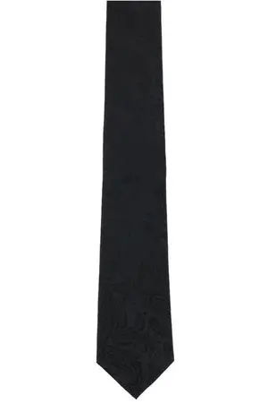 Trafalgar Banbury Silk Neck Tie - Black