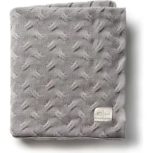 DOMANI HOME Wave Knit Throw Blanket - Gray