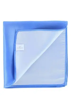 Trafalgar Sutton Silk Pocket Square - Blue