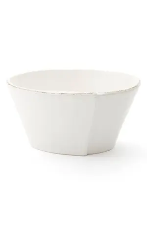 VIETRI Lastra Cereal Bowl - White