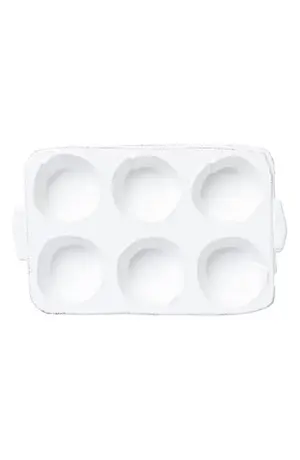 VIETRI Lastra Stoneware Muffin Tray