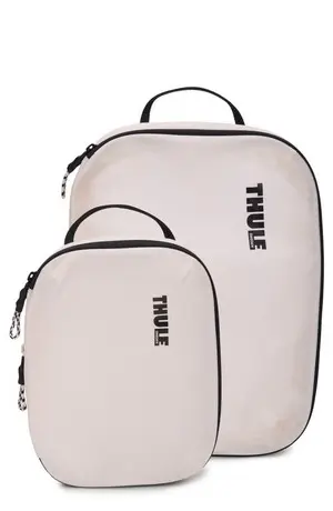 Thule Two-piece Compression Packing Cube Luggage Set - White