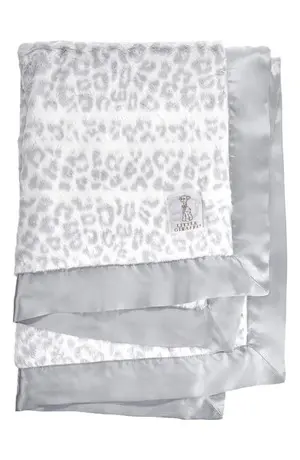 LITTLE GIRAFFE Luxe Leshiba Baby Blanket - Silver