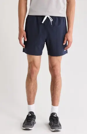 RHONE 5.5-inch Water Repellent Swim Trunks True Navy
