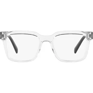 Dolce & Gabbana 52mm Square Eyeglasses - Crystal