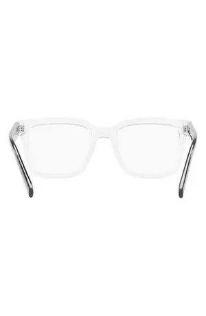 Dolce & Gabbana 52mm Square Eyeglasses - Crystal