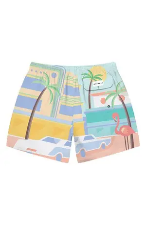 MAVRANS Flamingo Swim Trunks