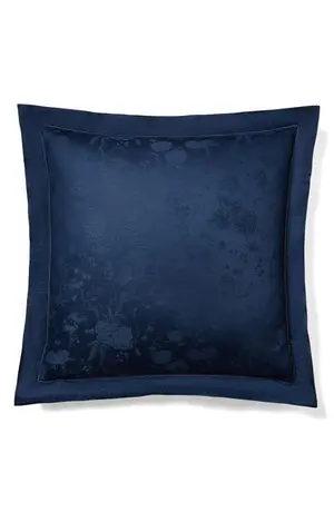 Ralph Lauren Bethany Floral Jacquard Pillow Sham - Polo Navy