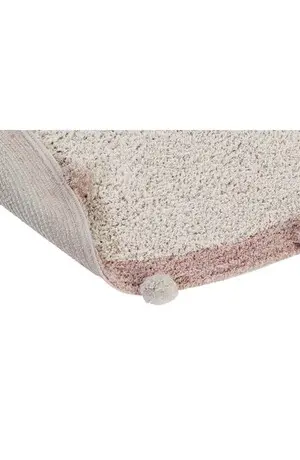 LORENA CANALS Bubbly Washable Cotton Area Rug - Natural Rose