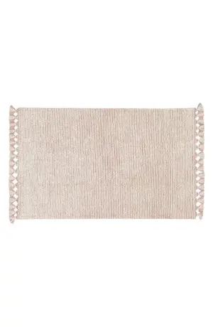 LORENA CANALS Koa Wool Rug Sheep White/pale Blush