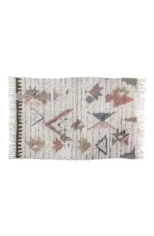 LORENA CANALS Tuba Wool Rug - Linen Natural Multi