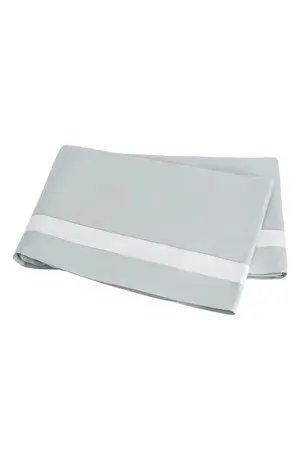 MATOUK Ambrose 600 Thread Count Flat Sheet Pool/bone