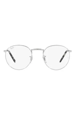 Ray-ban 53mm Phantos Optical Glasses - Silver