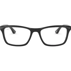 Ray-ban 55mm Square Eyeglasses - Black
