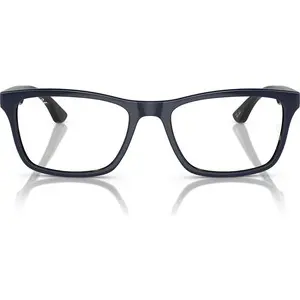 Ray-ban 55mm Square Eyeglasses - Blue