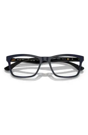 Ray-ban 55mm Square Eyeglasses - Blue