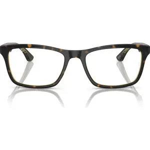 Ray-ban Ray-Ban 55mm Square Eyeglasses Trans Yellow