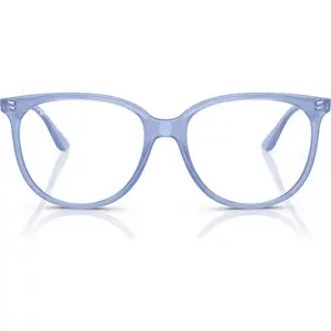 Ray-ban 52mm Square Optical Glasses - Blue