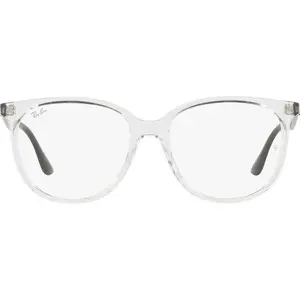 Ray-ban Ray-Ban 52mm Square Optical Glasses Transparent