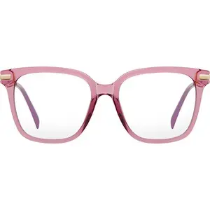 FIFTH & NINTH Yara Blue Light Blocking Square Frame Eyeglasses - Bubblegum Pink